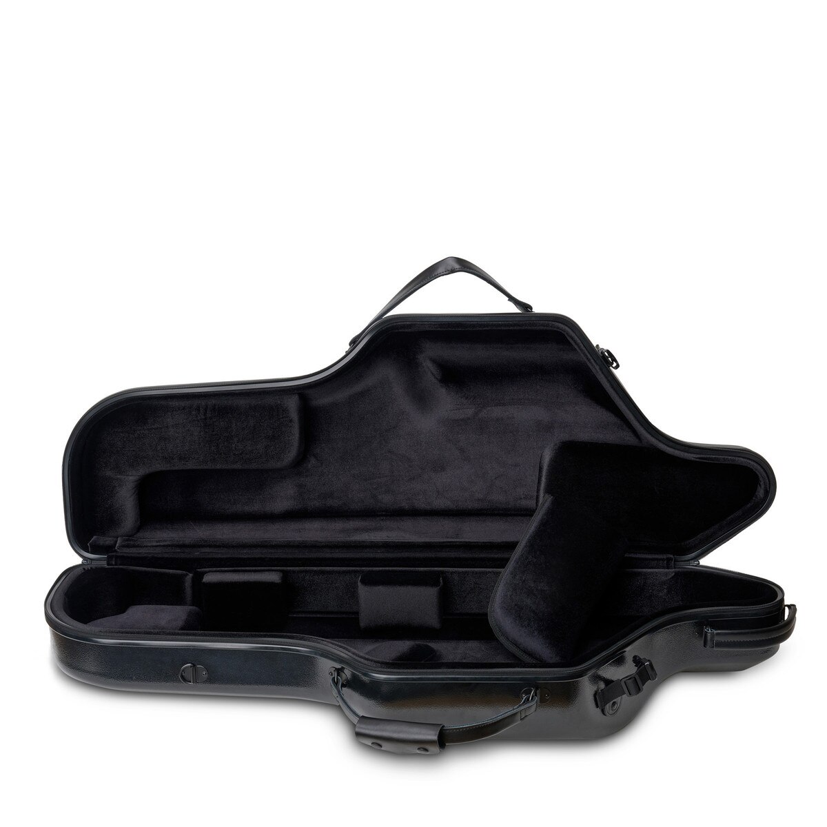 Baritone Saxophone Case With Wheels, Zip, Bb & A (Black) | Protec