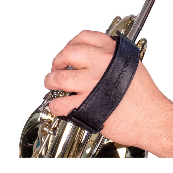 French Horn Hand Guard - Leather, with Strap | Protec